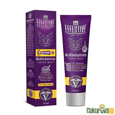 DELIBON EFFECTIVE KEDİ MALTLARI MULTİVİTAMİN 100 GR 8680782131653 ...